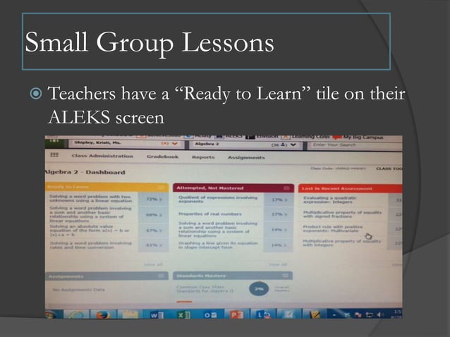 ALEKS Parent Night Presentation | PPTX