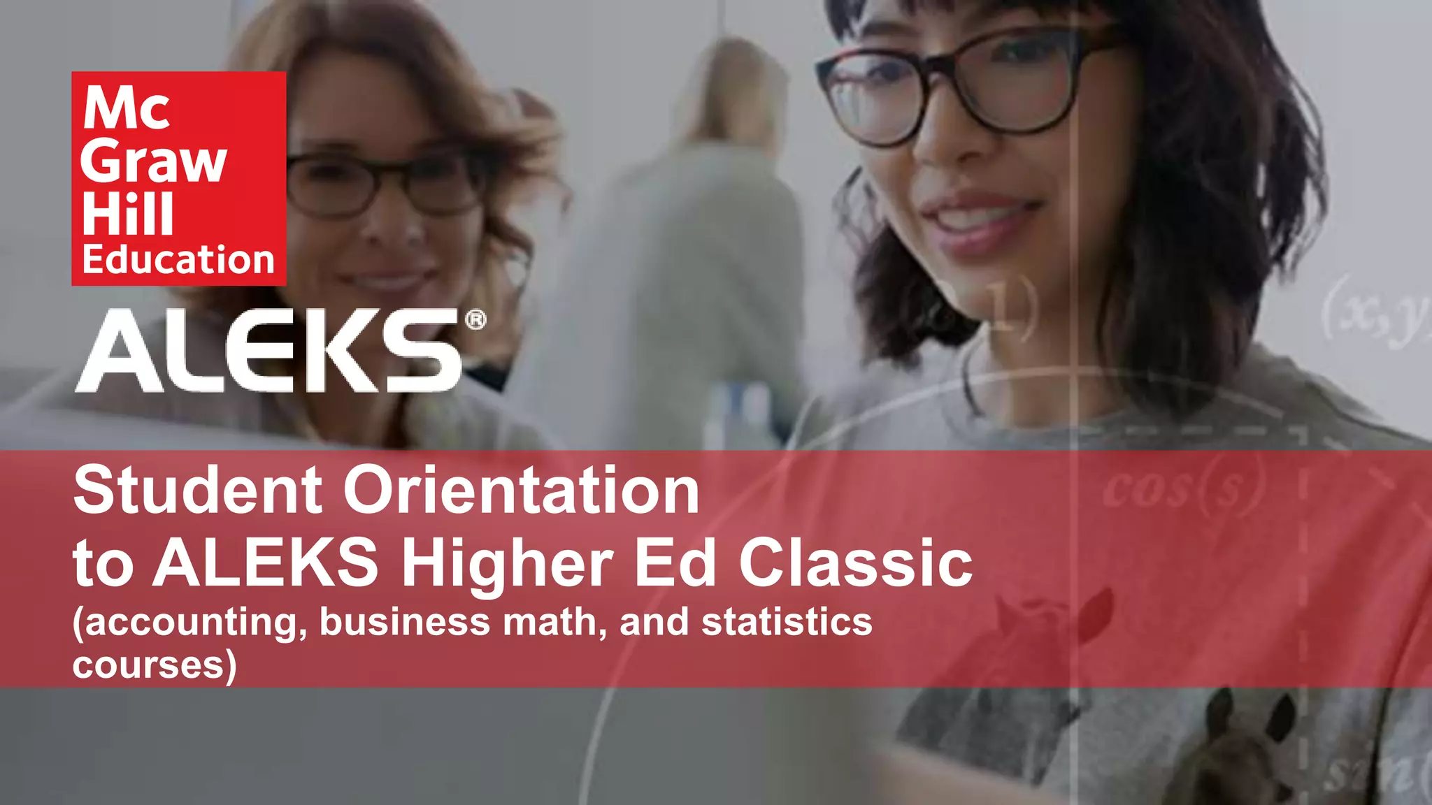 Aleks student orientation | PPTX