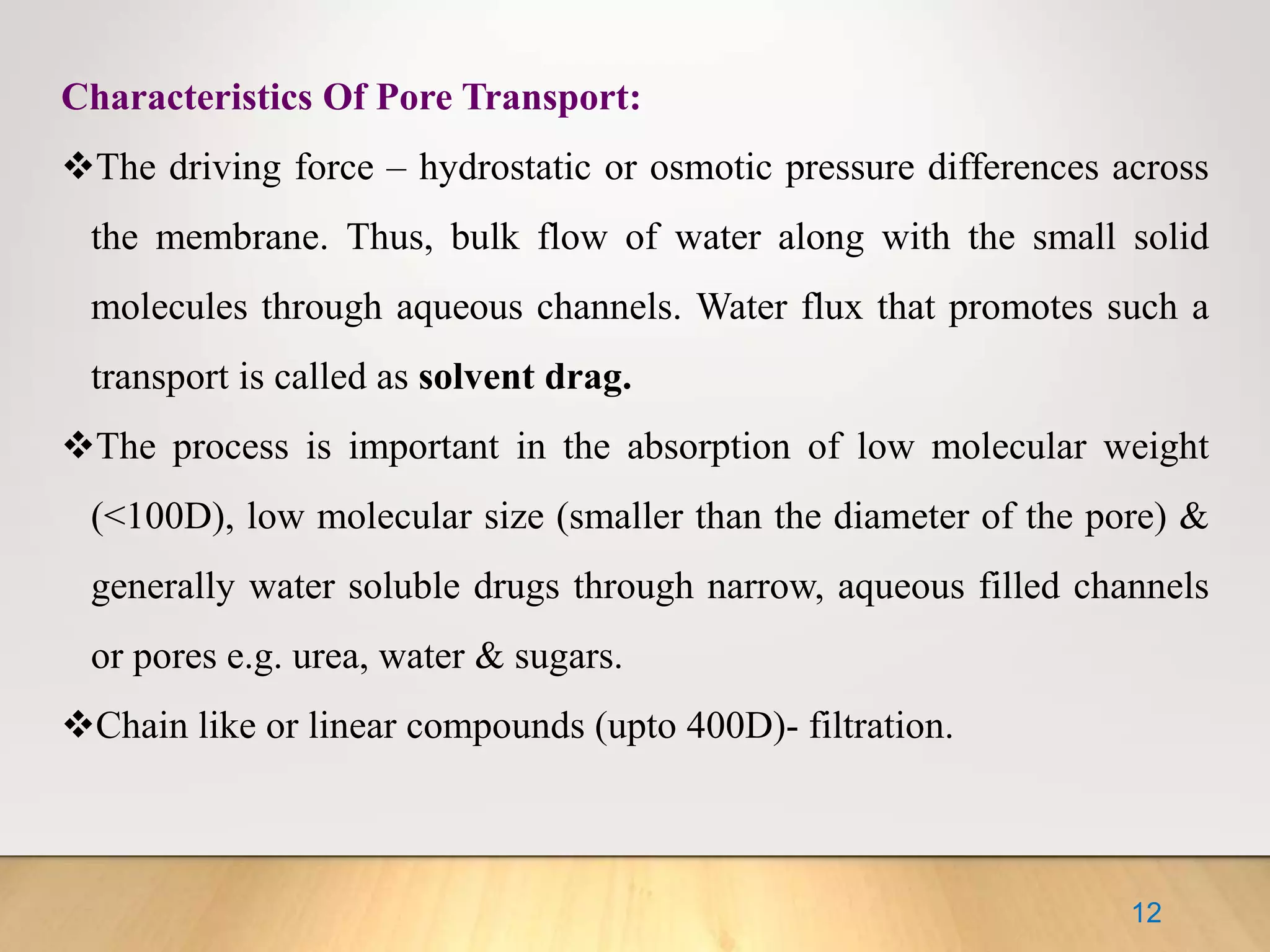 mechanism of drug absorbtion | PPT