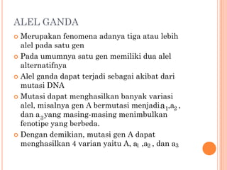 Alel ganda | PDF