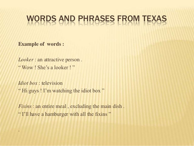Texan Accent