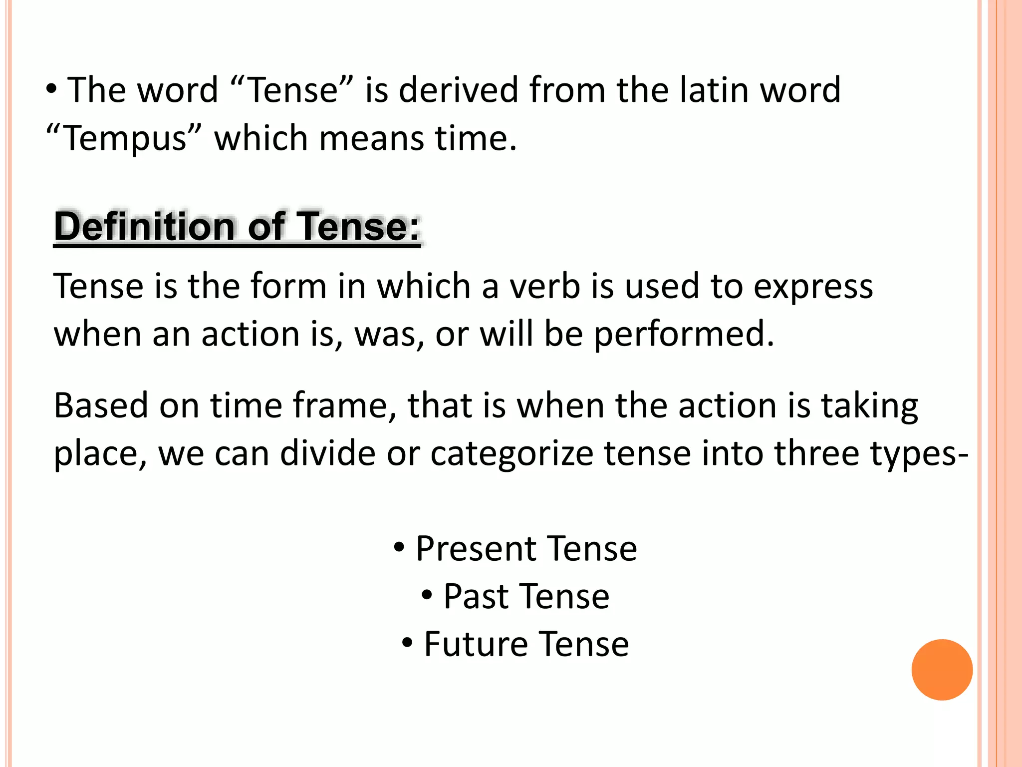 Present Tense | PPTX