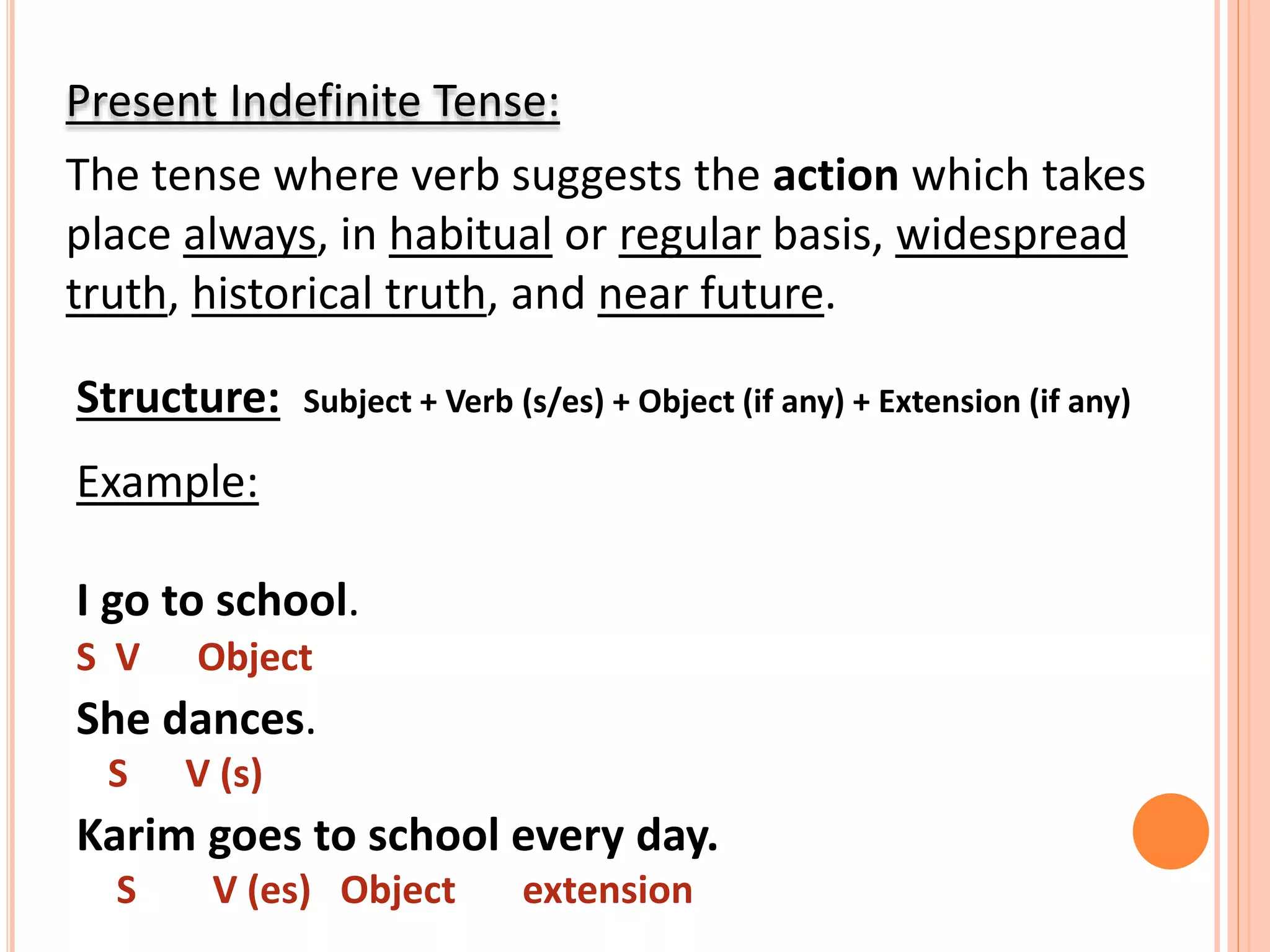 Present Tense | PPTX