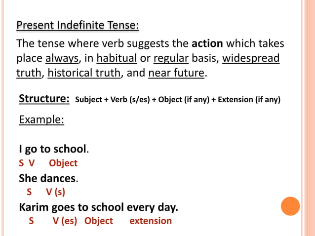 Present Tense | PPTX