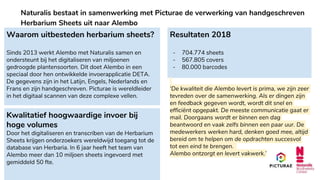Alembo data en order entry diensten 2019 | PPT