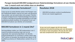 Alembo data en order entry diensten 2019 | PPT