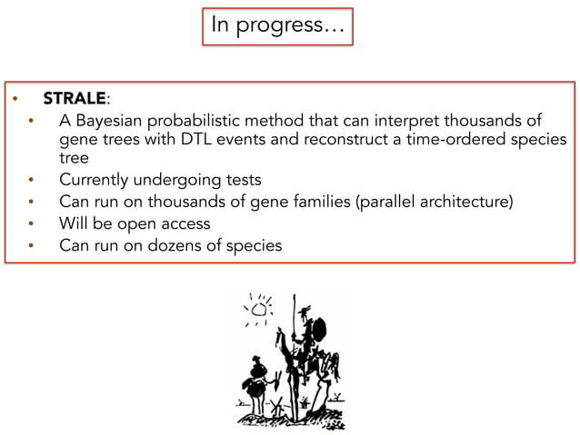 Presentation describing ALE, a suite of programs for gene tree reconstruction in the presence of ...