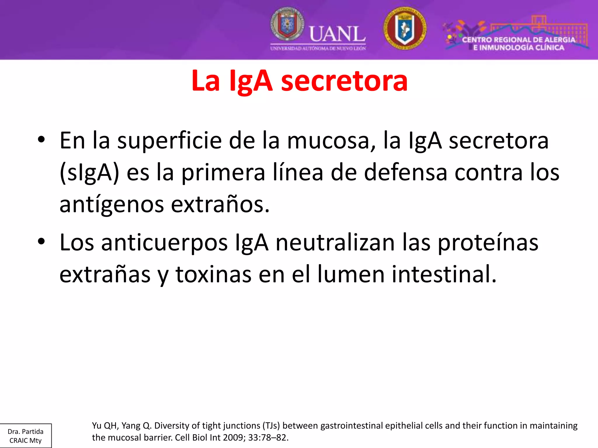 Alergia alimentaria y niveles de IgA | PDF
