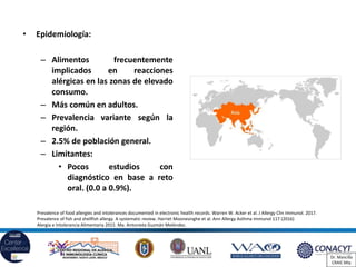 Alergia a pescados y mariscos | PDF