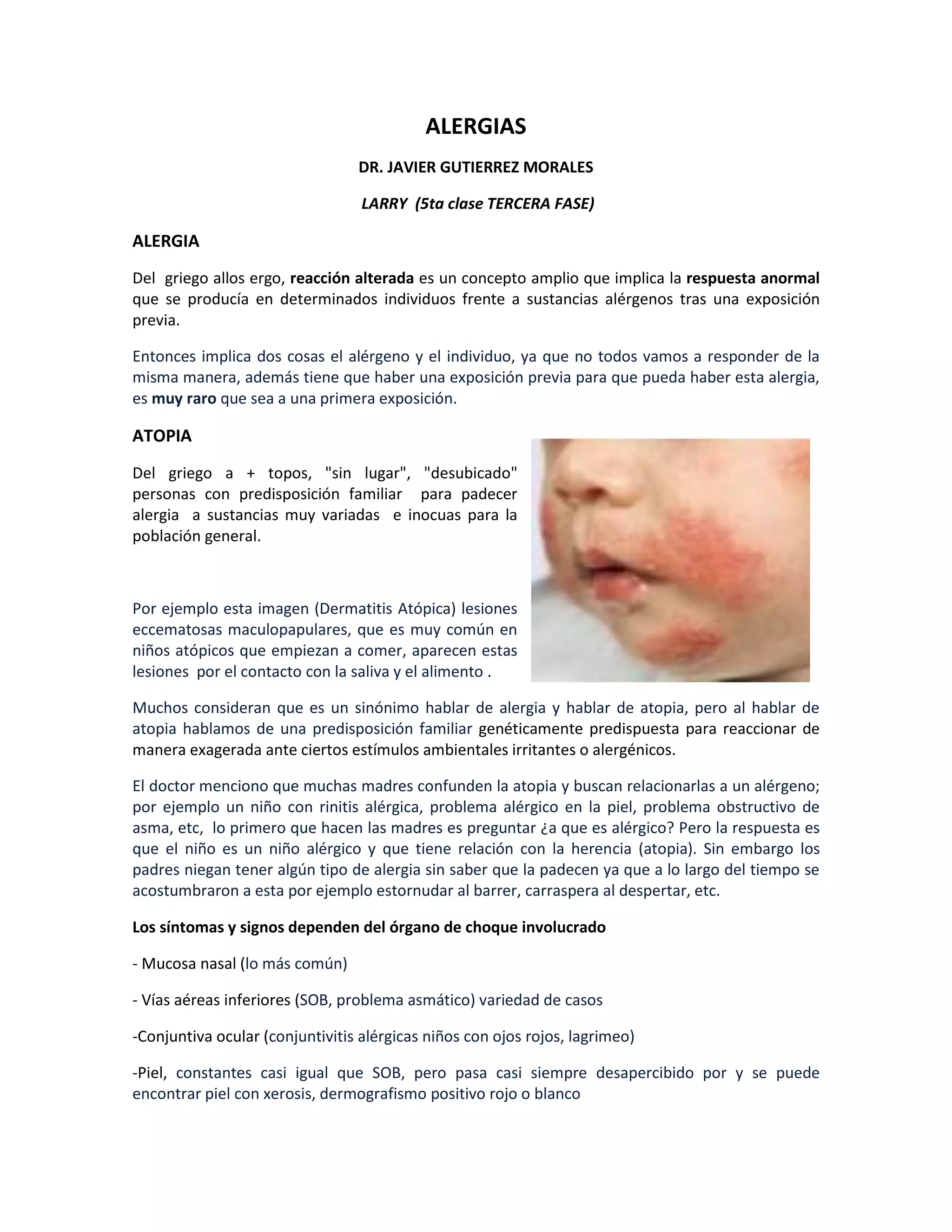 Alergias | PDF