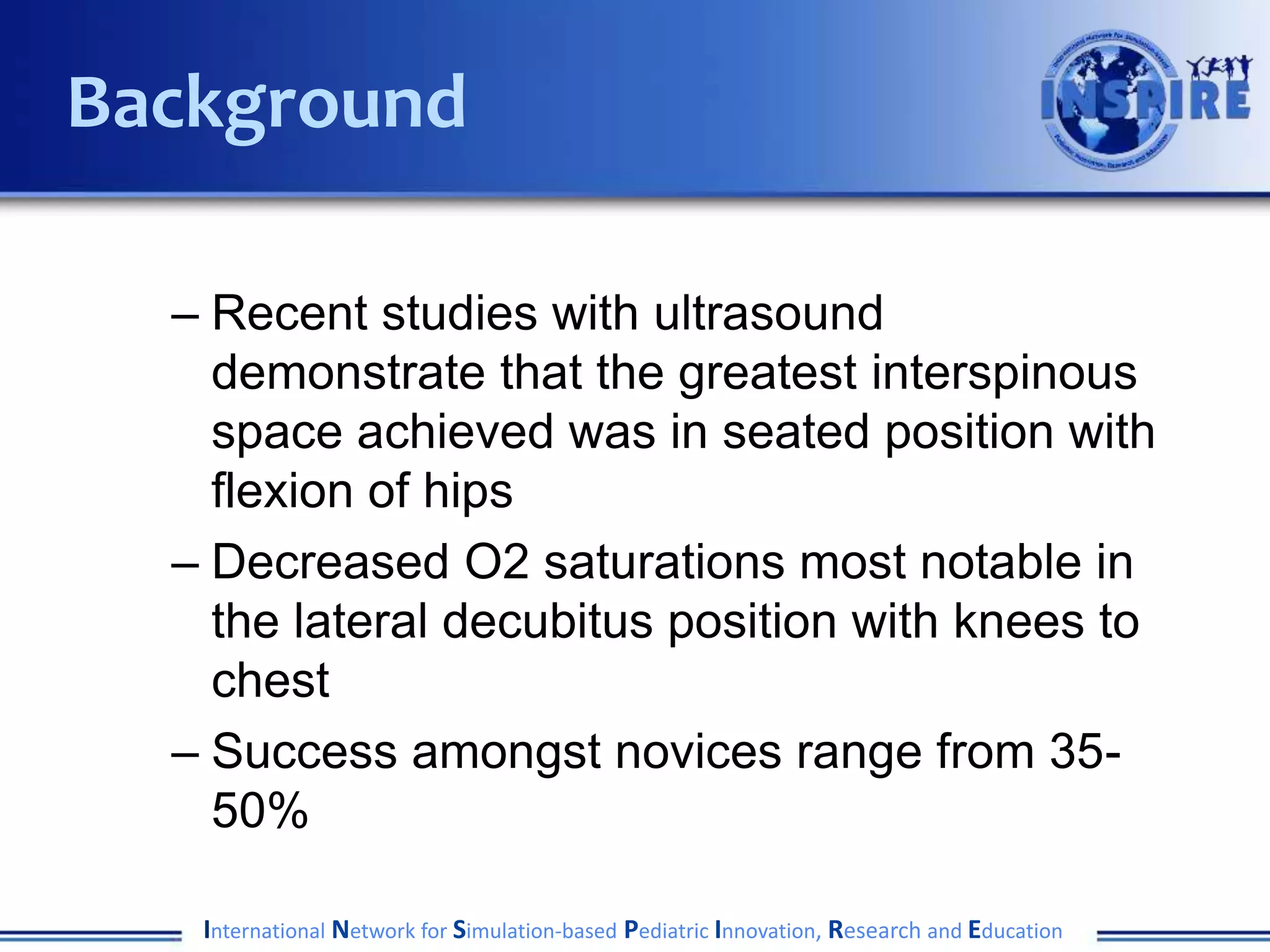 New ALERT - Improving Neonatal LP success rates through Positioning | PPTX