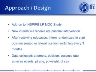 New ALERT - Improving Neonatal LP success rates through Positioning | PPT