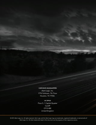 Alert logic cloud security report | PDF