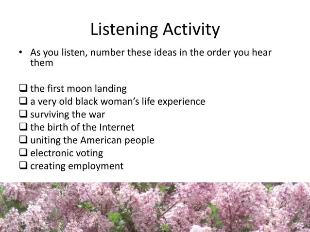 AlES 204: Lecture 9 - Speeches | PPT AlES 204: Lecture 9 - Speeches | PPT