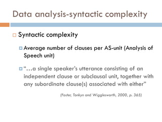 A leslla learner's oral language development | PPT