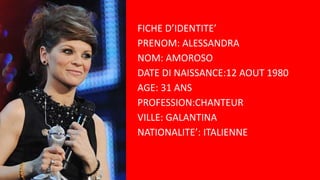 Alessandra amoroso . | PPTX
