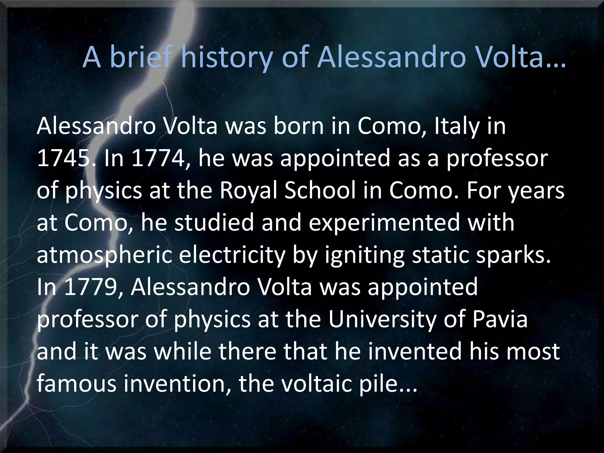 Alessandro Volta | PPTX