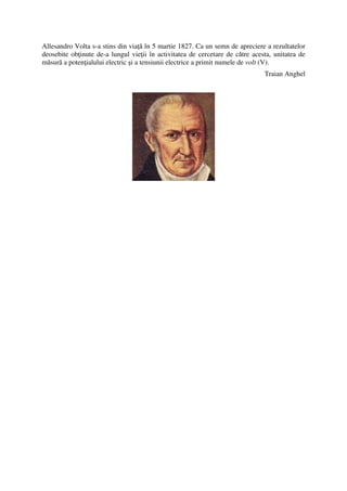 Alessandro Volta | PDF