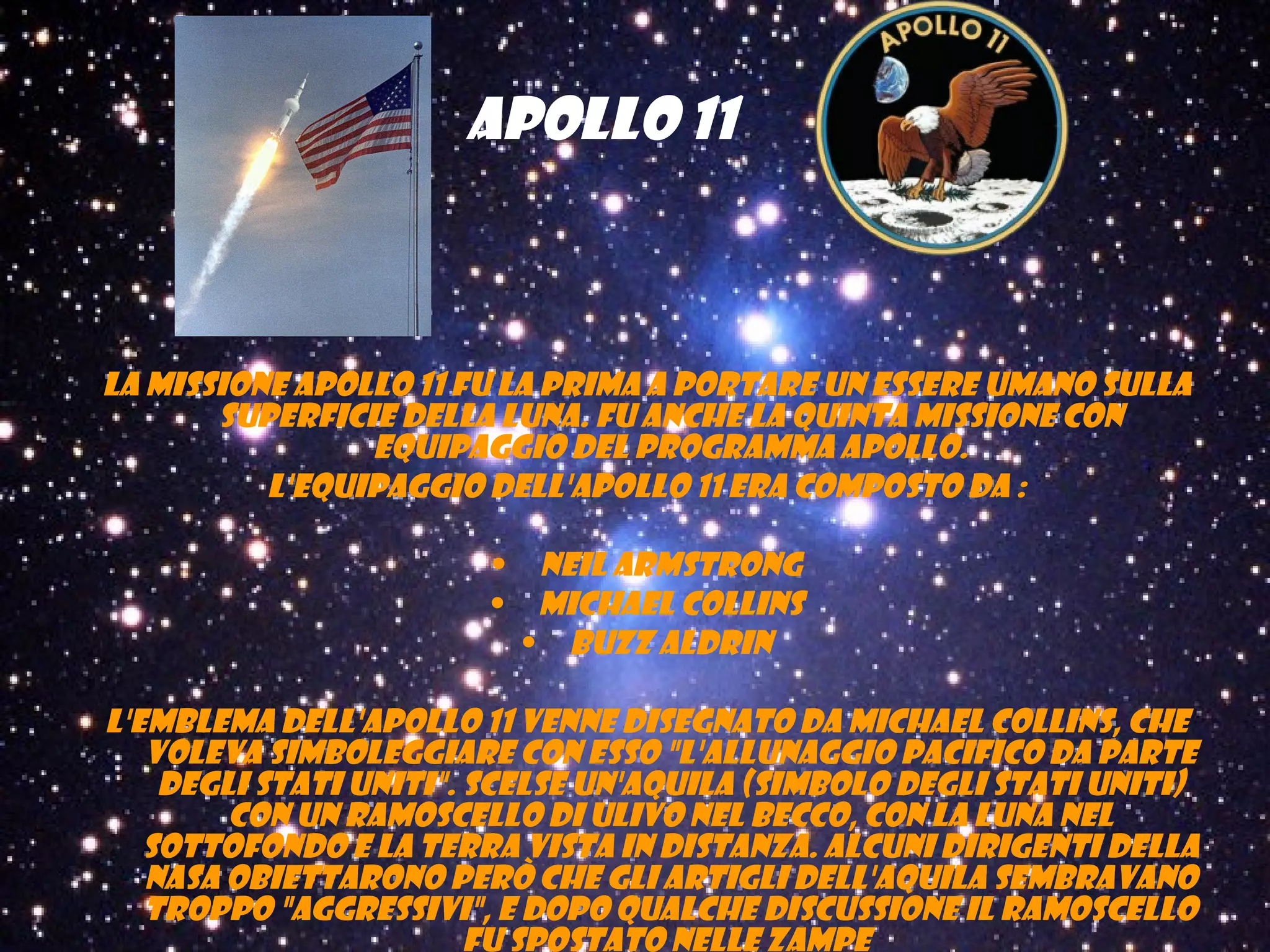 L’uomo atterra sulla luna, il primo allunaggio | PPT