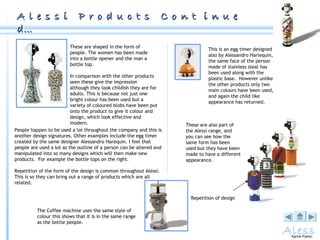 AS Example- Alessi2 | PPT | Design | Fine Art