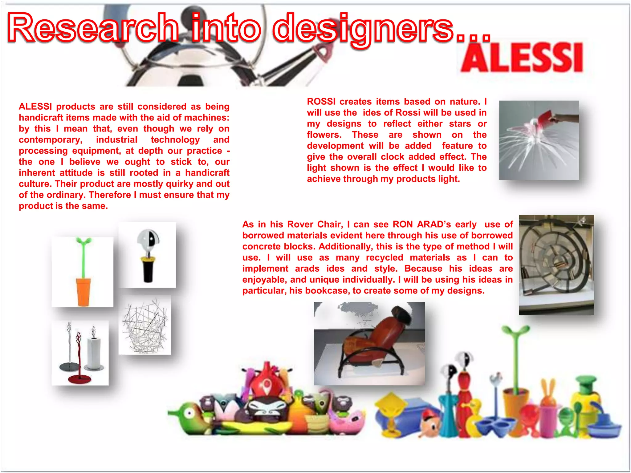 Alessi Clock | PPTX