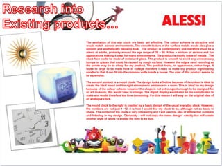 Alessi Clock | PPTX