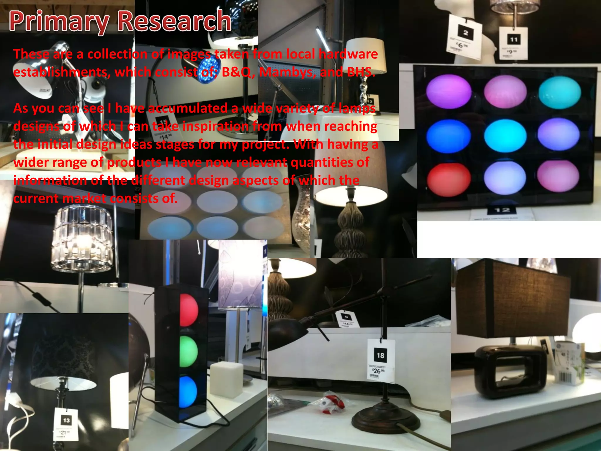 Alessi inspired lamp and desk tidy | PPT