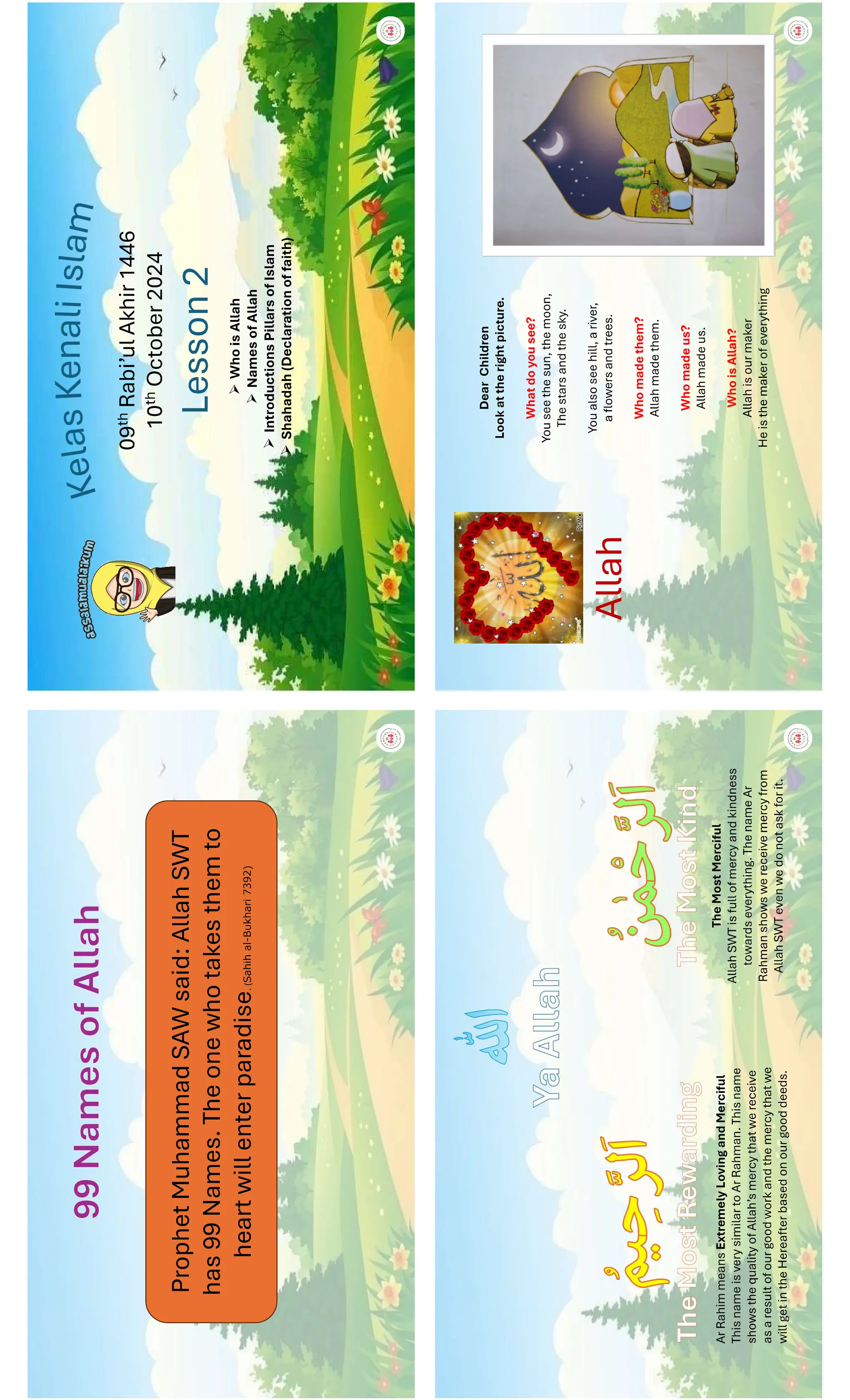 A Lesson 2 Islamic teaching Islamic teaching | PDF