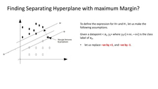 Machine learning Support vector Machine case study which implies | PDF