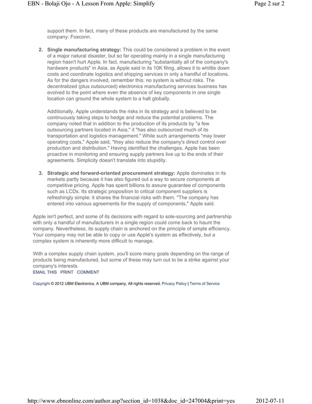 A lesson from apple simplify | PDF | Operating Systems | Computer ...