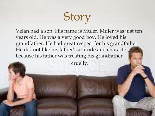 A lesson from son to father | PPT