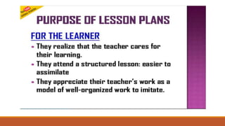 Lesson planning how to create it. SMART objectives | PPTX