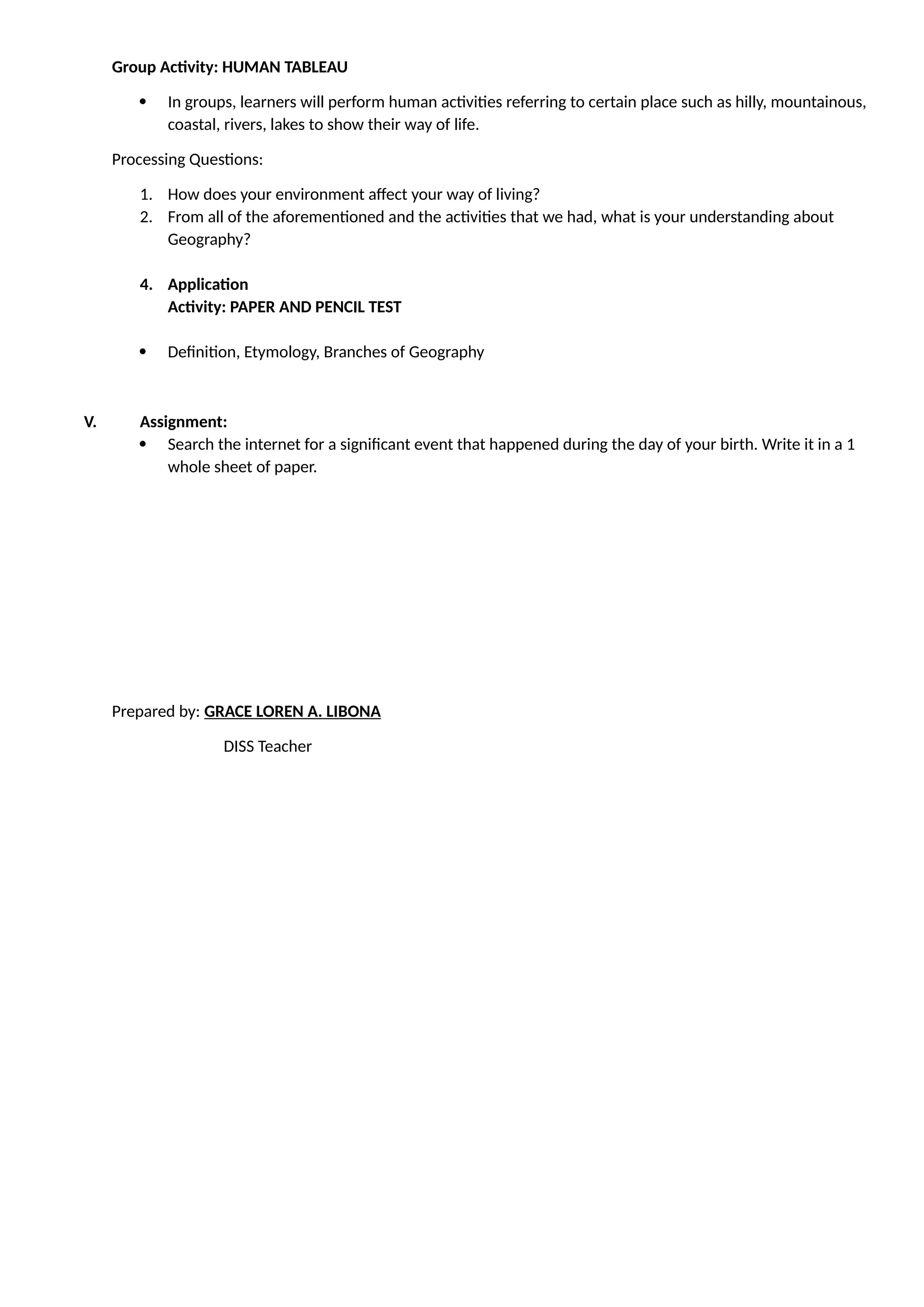 A Lesson Plan in Discipline and Ideas in the Social Sciences.docx