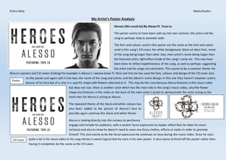 Alesso Poster Analysis | PPT