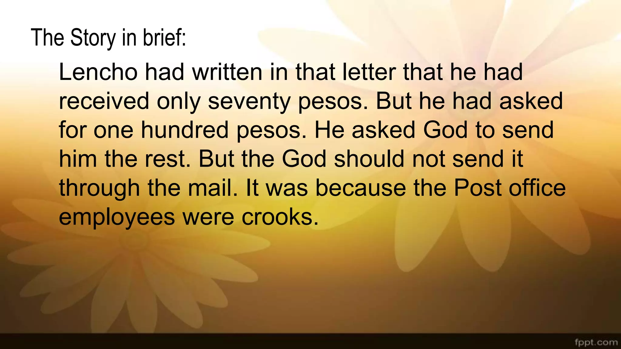 A letter to God | PPT