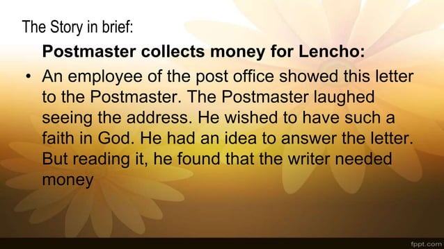 A letter to God | PPT