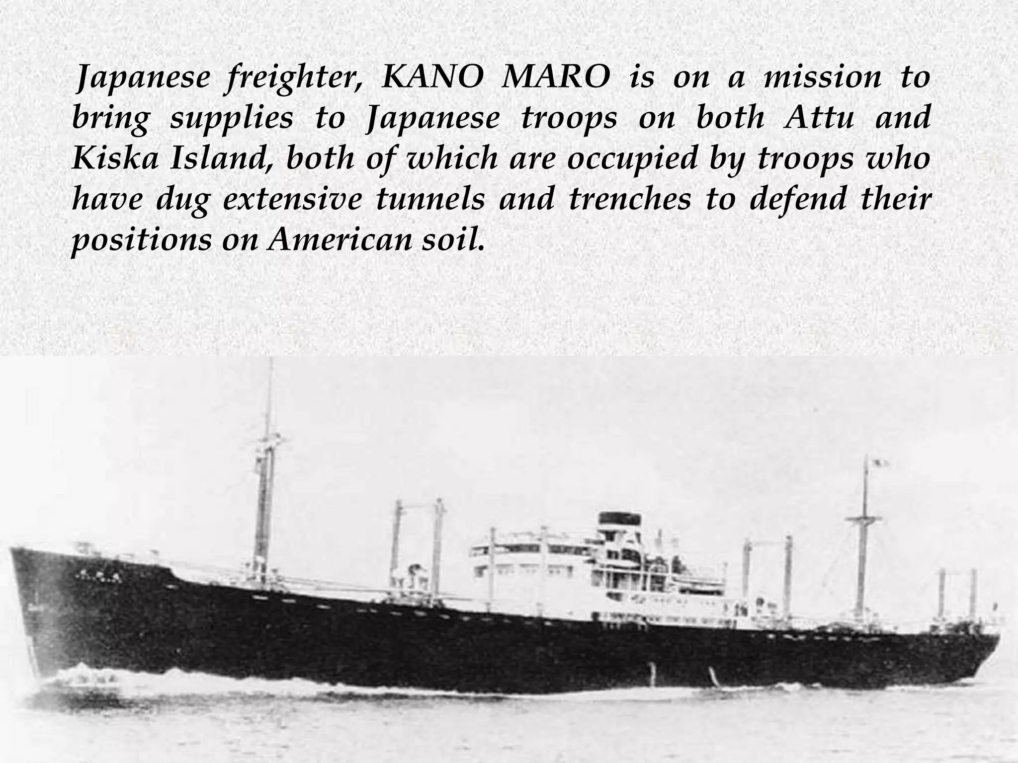 World War II Showdown: Two Ships in a Death Grip | PPTX