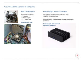 Aleutia Product Overview December 2013 | PPTX