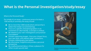 A Level Art Personal Study - Writing the essay.pptx