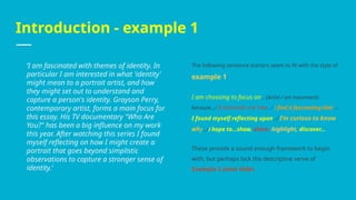 A Level Art Personal Study - Writing the essay.pptx