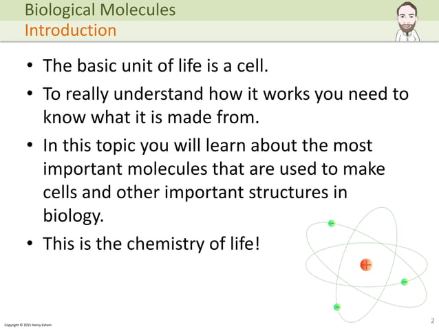 A level Biology - Biological Molecules | PPTX | Chemistry | Science