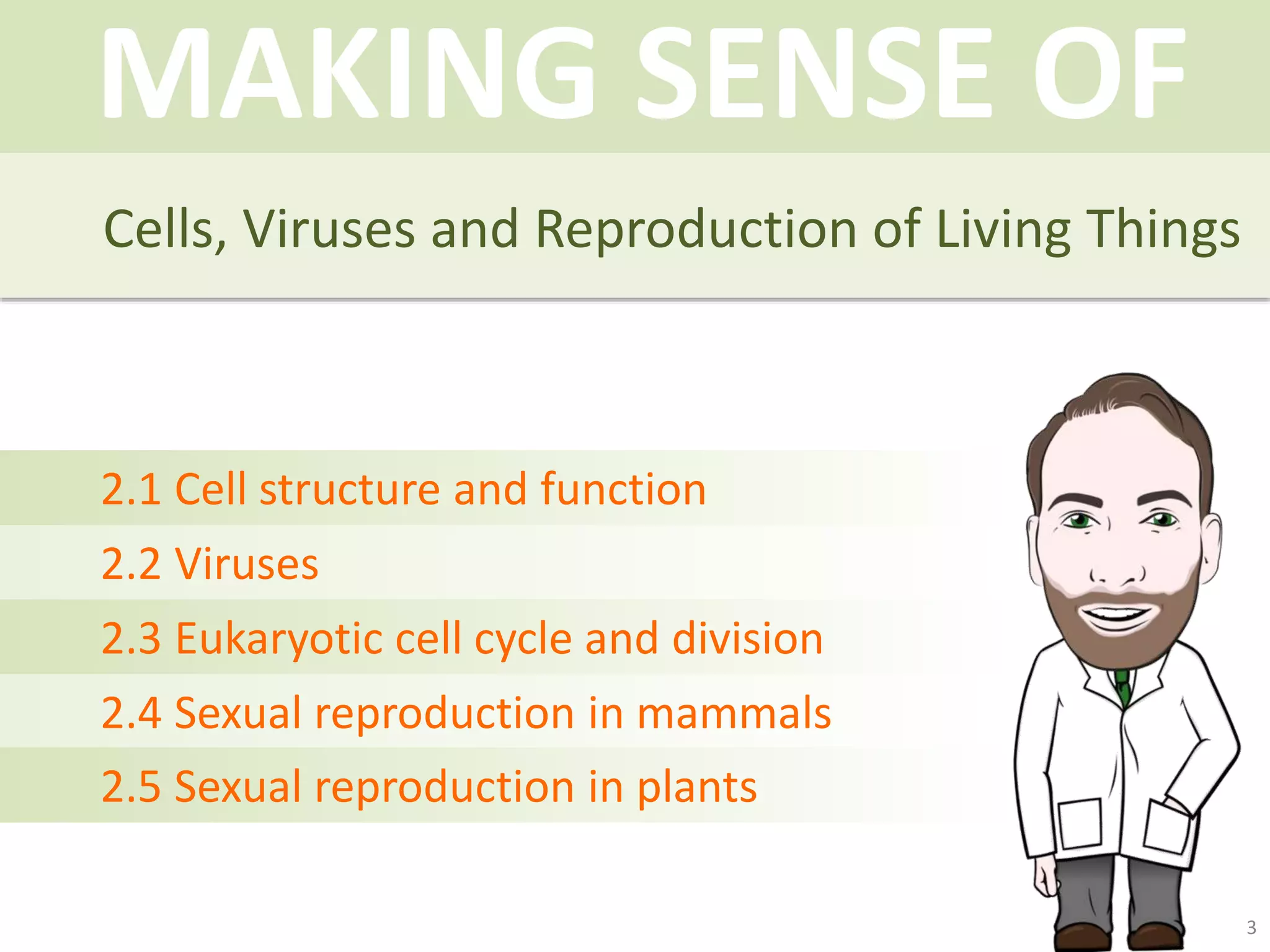 A level Biology - Cells, Viruses and Reproduction of Living Things | PPTX