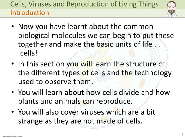 A level Biology - Cells, Viruses and Reproduction of Living Things ...