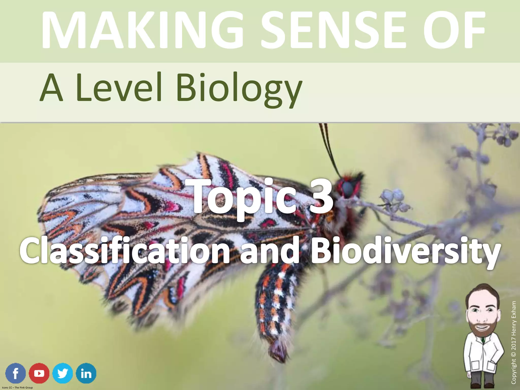 A Level Biology - Classification and Biodiversity | PPTX