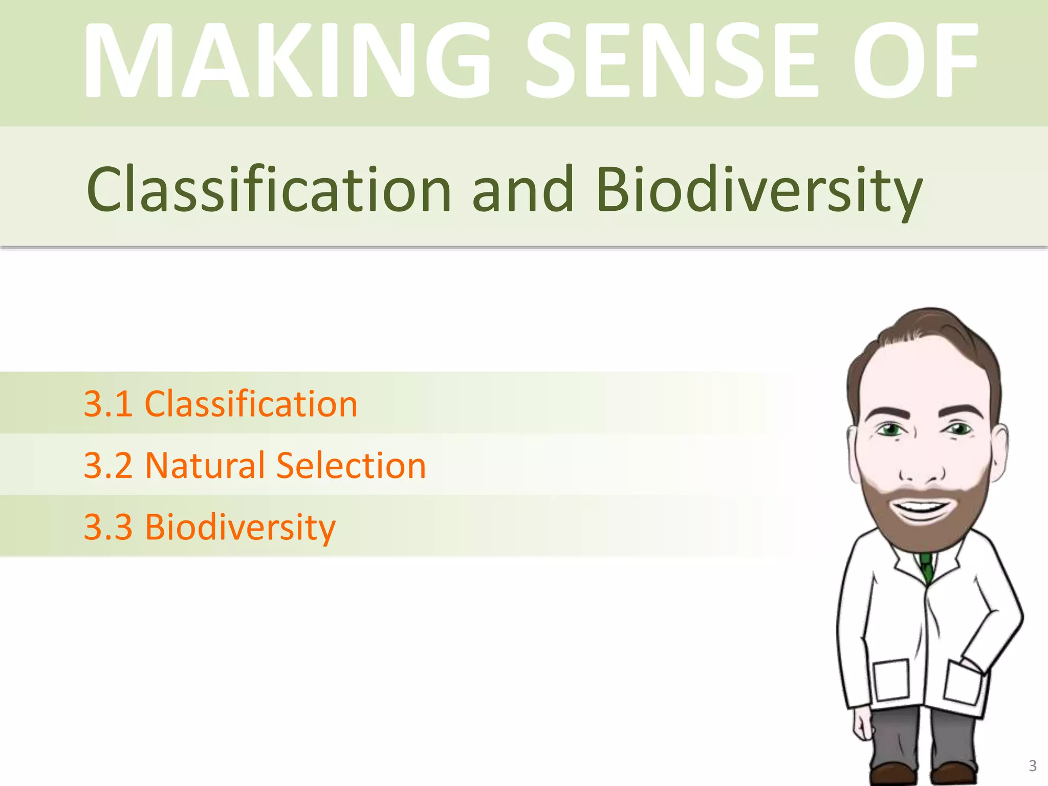 A Level Biology - Classification and Biodiversity | PPTX