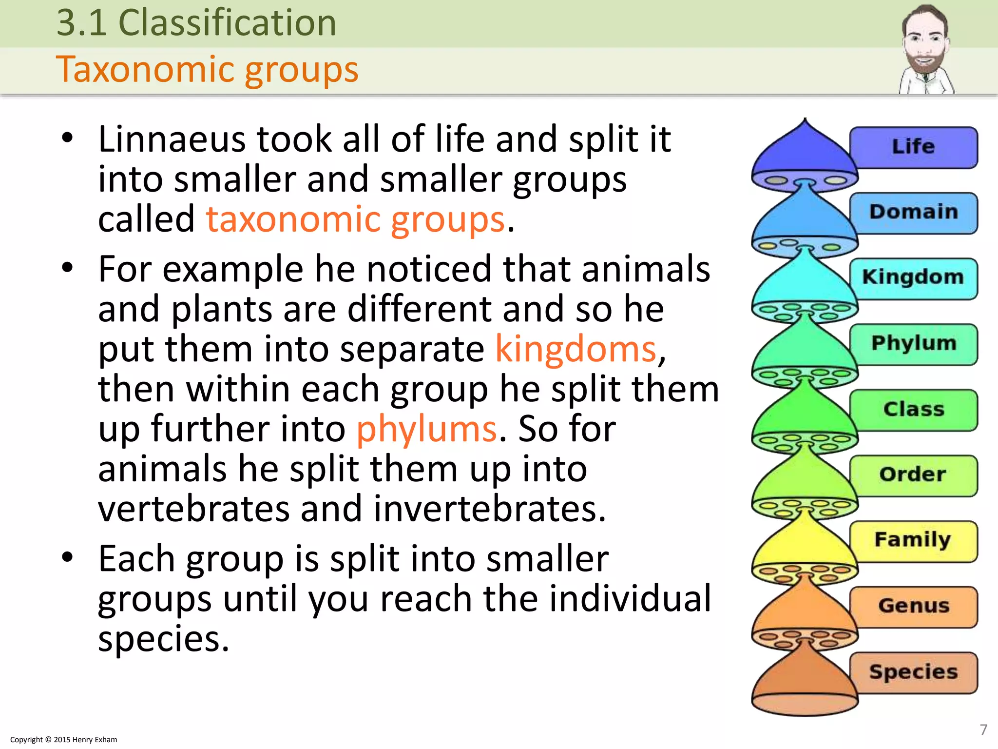 A Level Biology - Classification and Biodiversity | PPTX