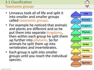 A Level Biology - Classification and Biodiversity | PPTX
