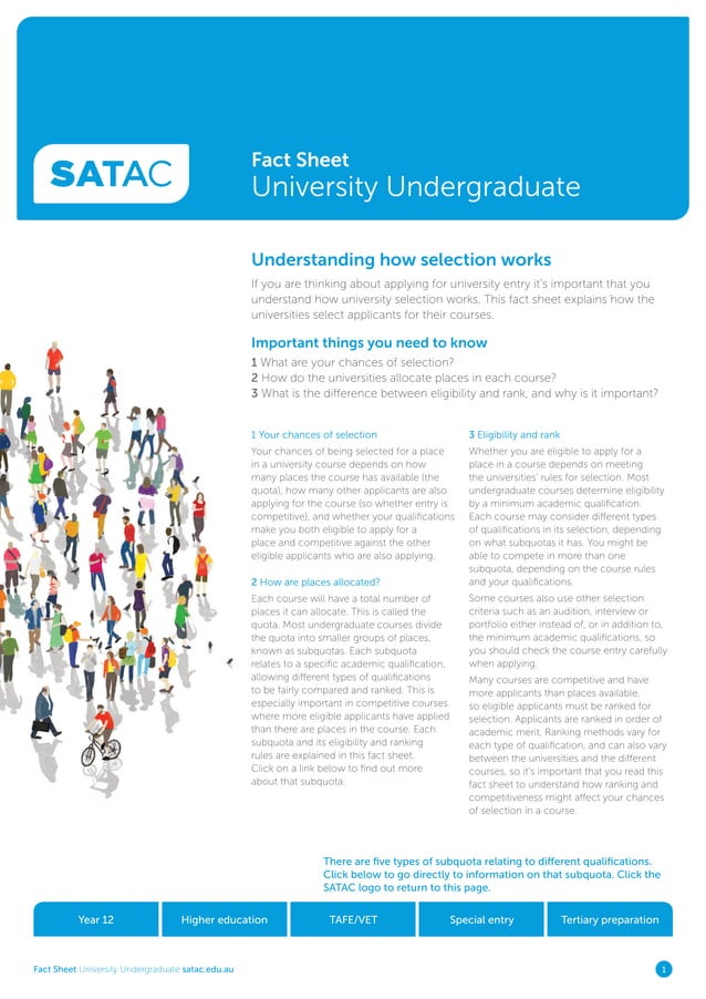 A level conversion table to atar | PDF | Undergraduate Education ...