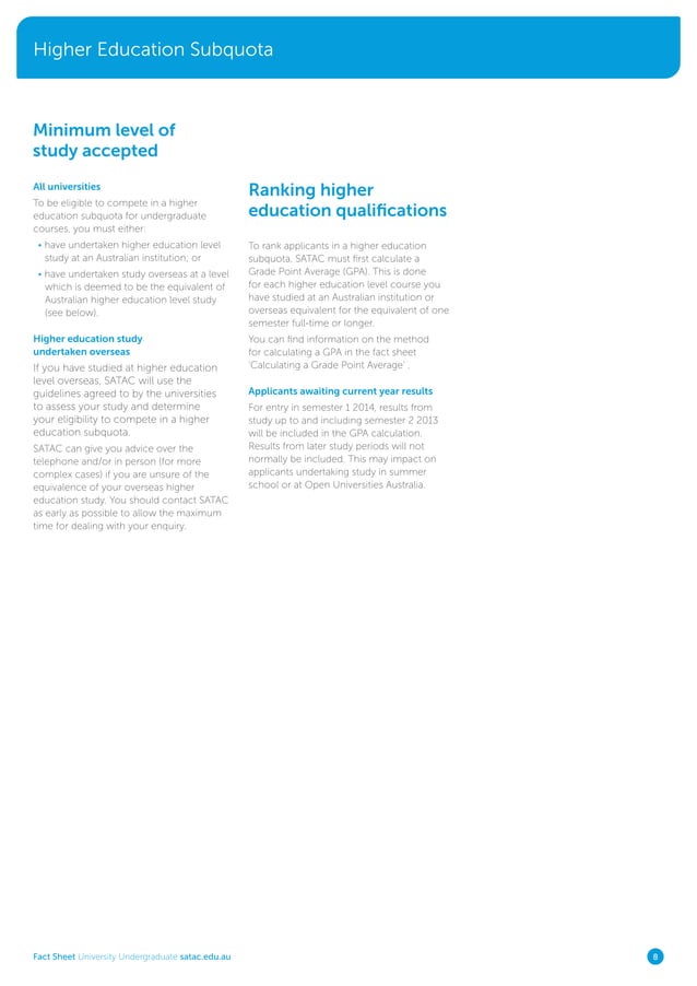 A level conversion table to atar | PDF | Undergraduate Education ...