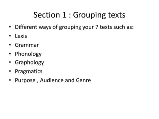 A level english language (spec b ) | PPTX